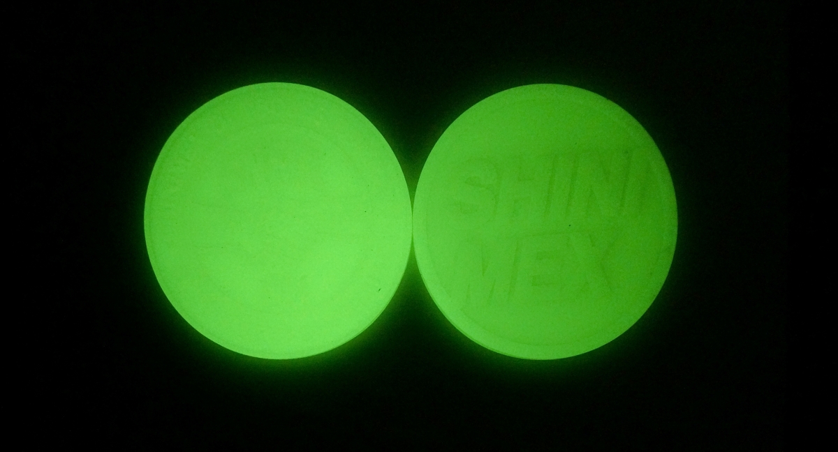 Products Information-Clear rubber with glow in dark