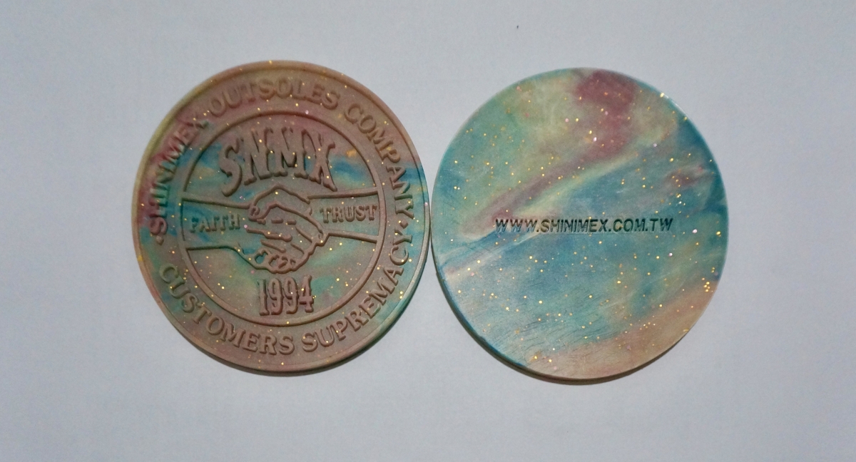 Products Information-Marble effect with clear rubber